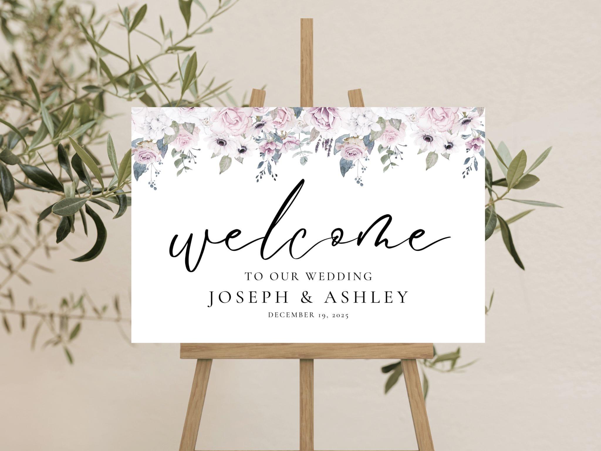 Free Wedding Welcome Sign Templates Canva - Plan In Love