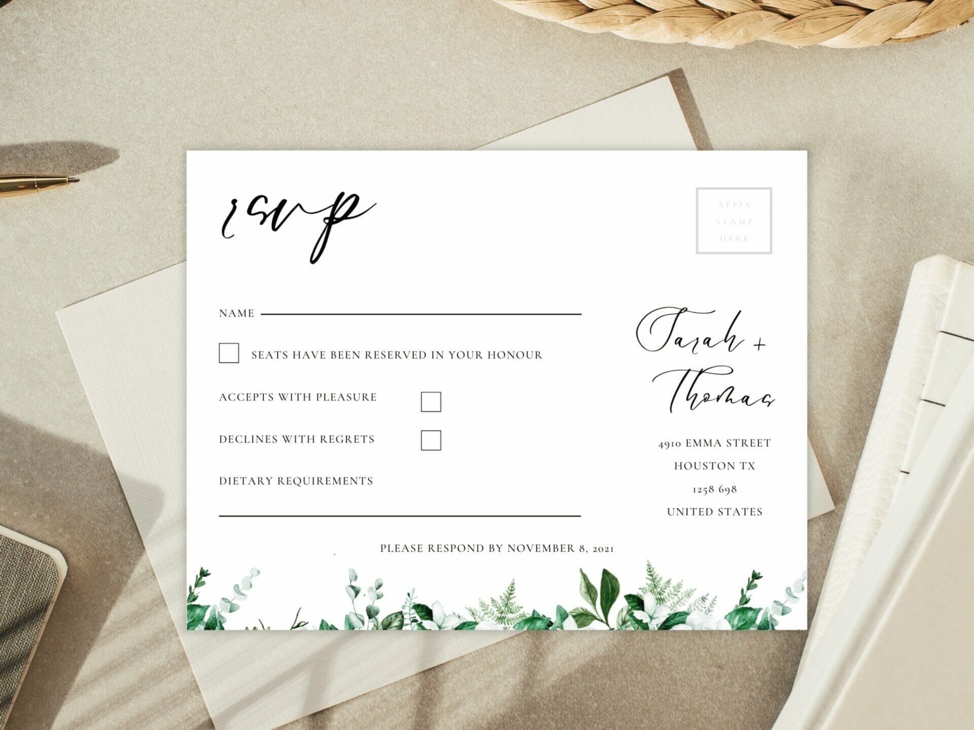 10+ RSVP Wedding Card Wording Ideas & Inspiration You Should Try - Plan In Love