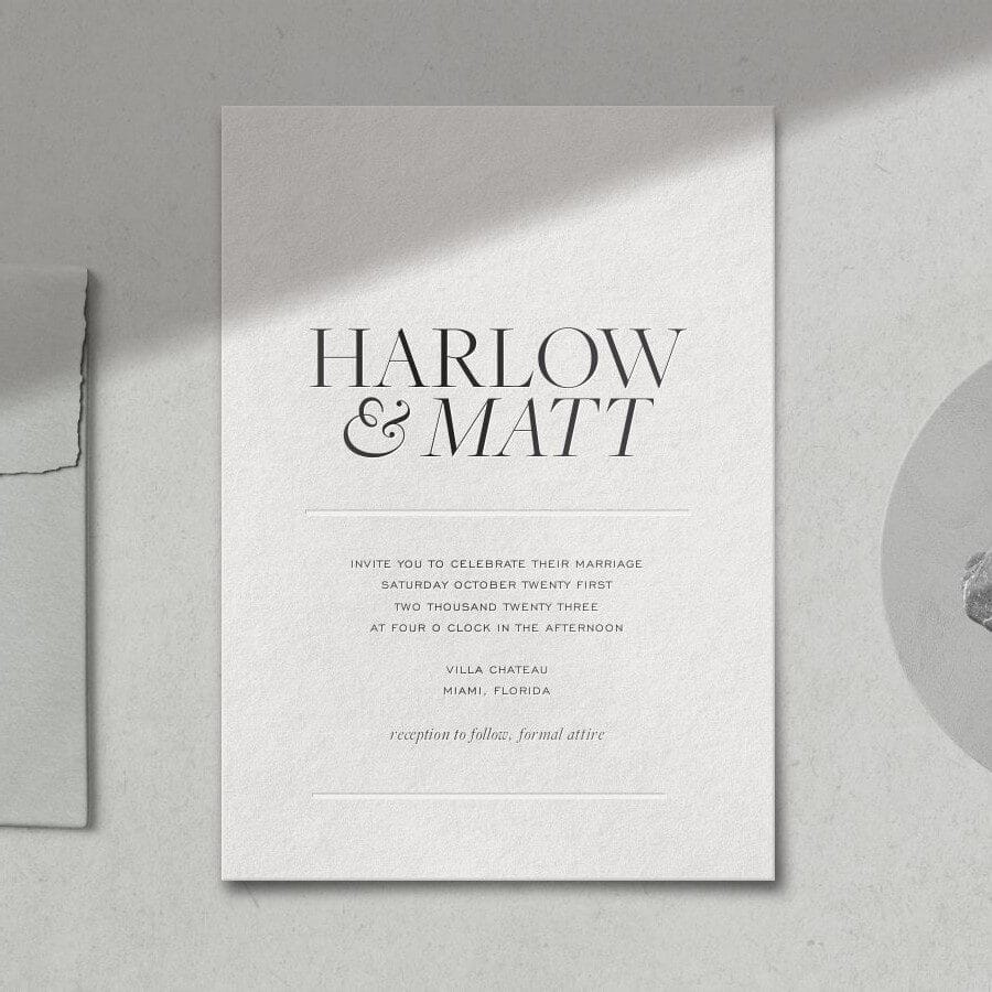 15+ Best Minimalist Wedding Invitations You Can Download